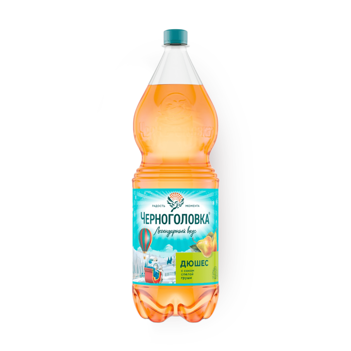 Напиток газированный "Дюшес" Черноголовка, без ГМО, сок, 2 л