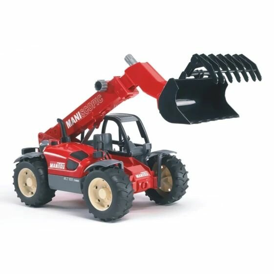Погрузчик колесный Bruder Manitou MLT 633с телескопическим ковшом ,02-125