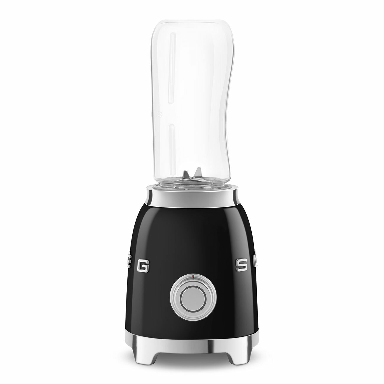 Блендер Smeg PBF01BLEU, 2 бутылки для смузи, колка льда, мощность 300 Ватт, защита от перегрева — фото 1
