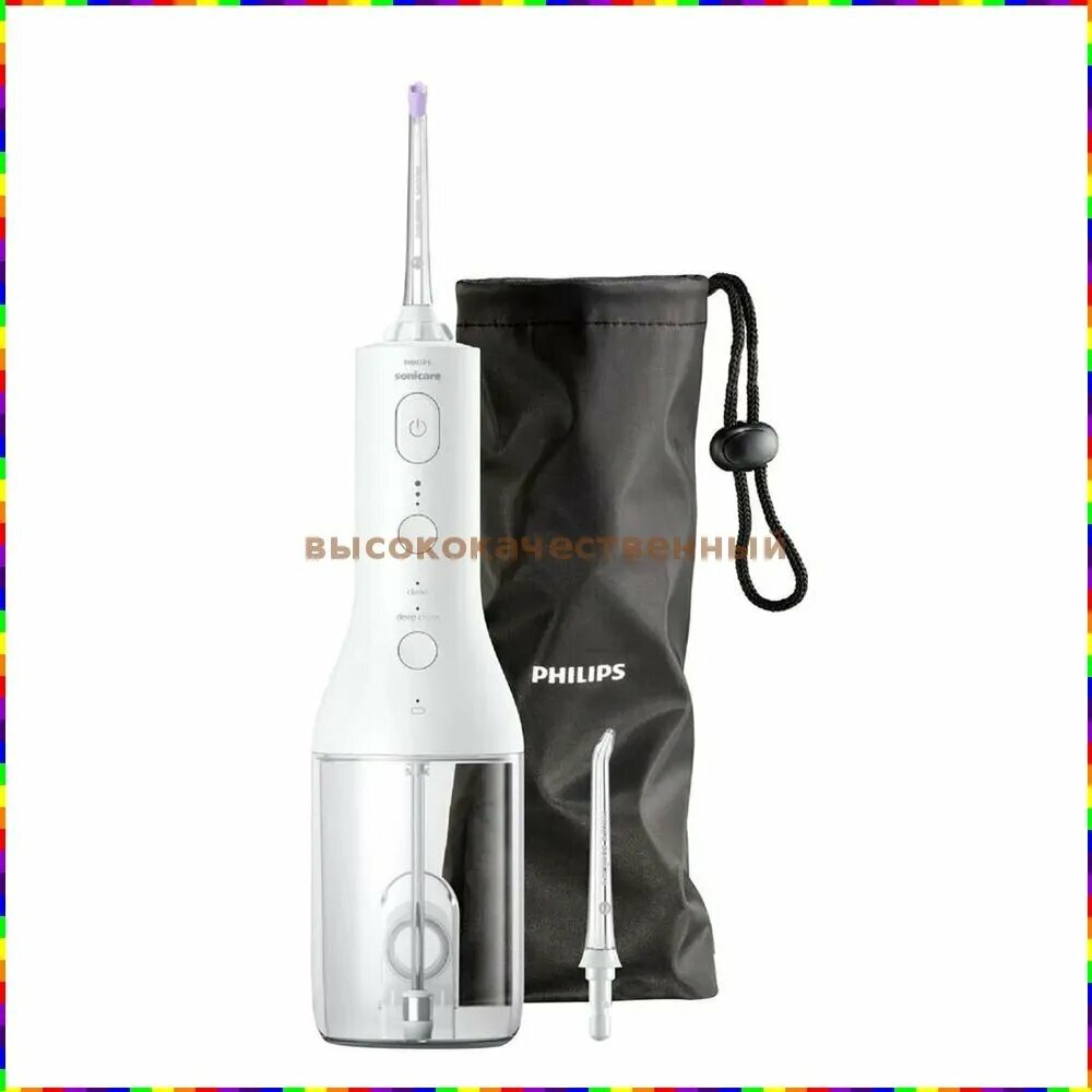 Беспроводной ирригатор Philips Sonicare Power Flosser 3000 HX3826/31 для ухода за полостью рта, белый