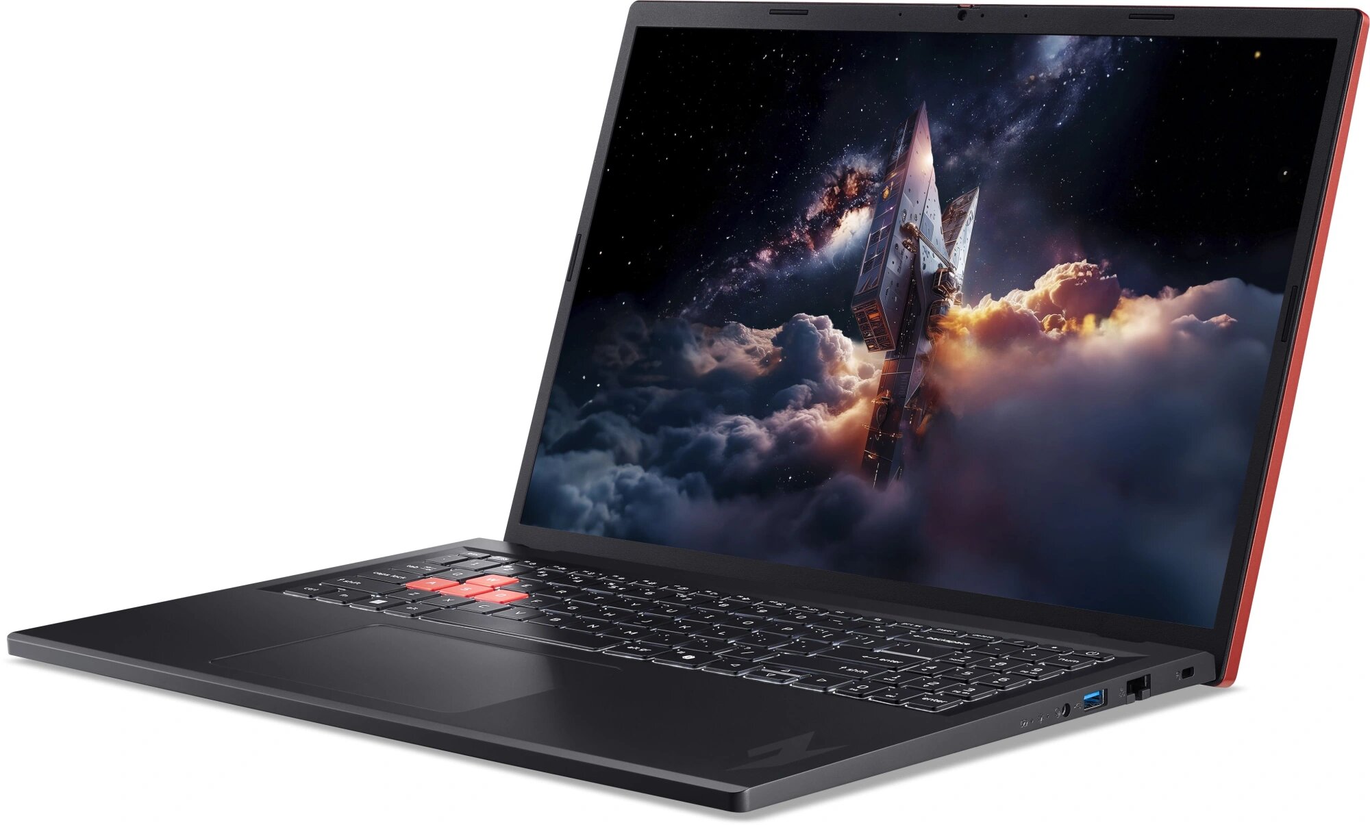 Ноутбук Acer Nitro Lite 16 NL16-71G-51L6 Core i5 13420H 16Gb SSD512Gb NVIDIA GeForce RTX4050 6Gb 16" IPS WUXGA (1920x1200) без ОС black WiFi BT Cam (NH. DAEEX.002)