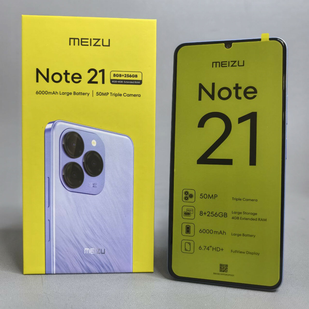Смартфон Meizu Note 21 4/256Gb, Dual nano SIM, голубой