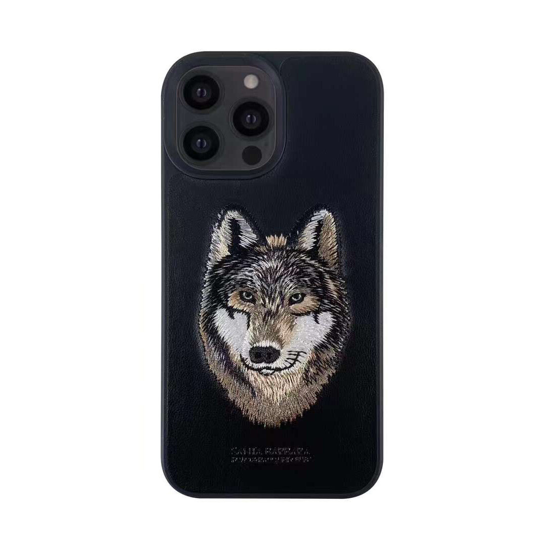 Paul iPhone13pm для вышивки зодиака защитный чехол 12Promax мобильный телефон кобура поло оригинальные товары Волк_13