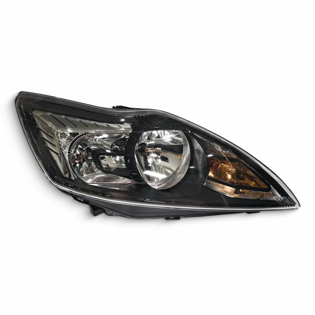 Фара Форд Фокус 2 рестайлинг черный корпус правая 2008-2011 с электрокорректором. Ford Focus 2 431-1181RMLDEM2