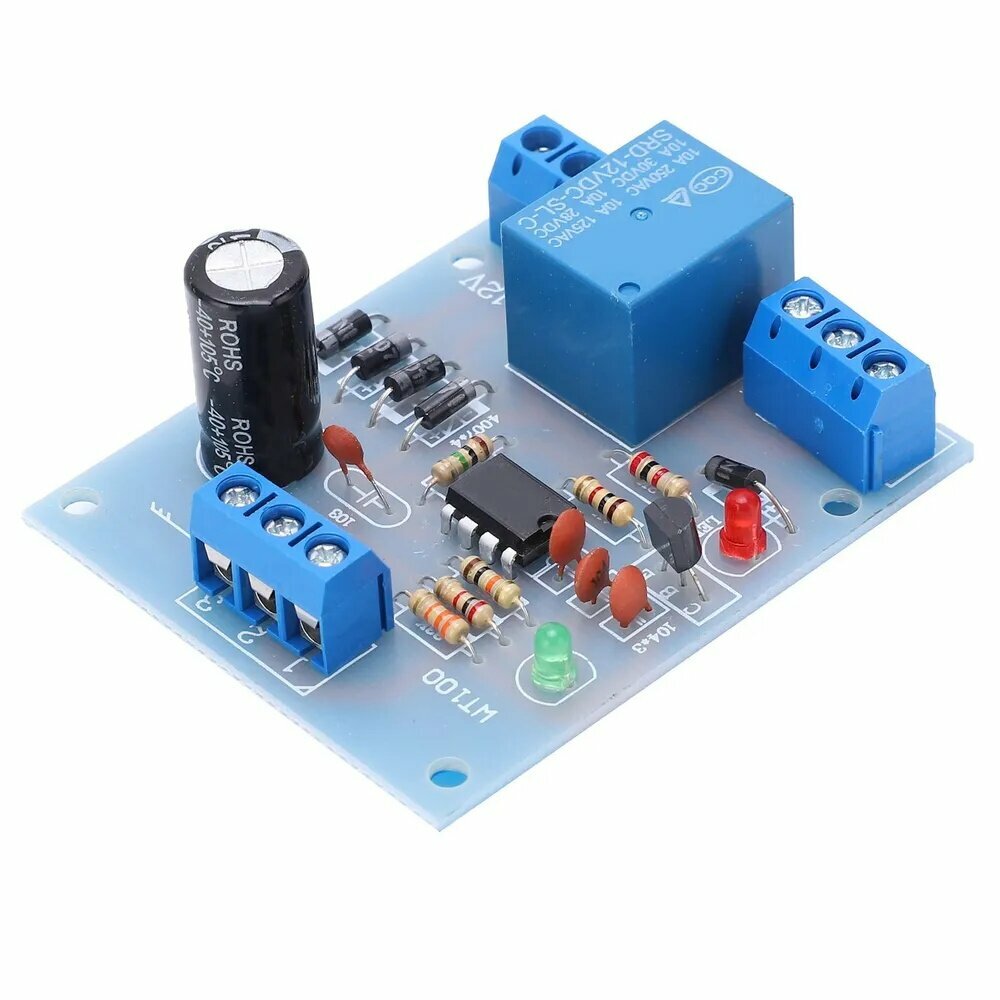 Контроллер уровня воды с модулем, переключателем управления дренажным насосом и платой защиты на 9В 12В: детали и функциональные характеристики для систем водоснабжения и очистки