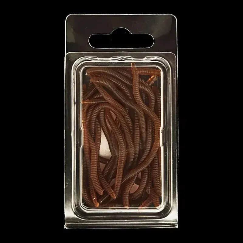 Реалистичные красные мягкие приманки с рыбным запахом, имитация дождевого червя, красные черви, искусственные рыболовные приманки, мягкая приманка, приманка из TPR, биомиметическая