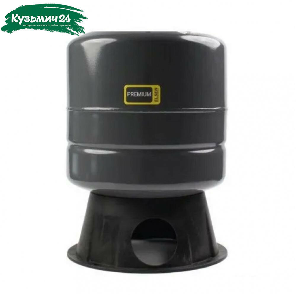 Бак мембранный Elsen Profi EMV02.80L, вертикальный, 80 л, 10 бар, G 1", для отопления, серый