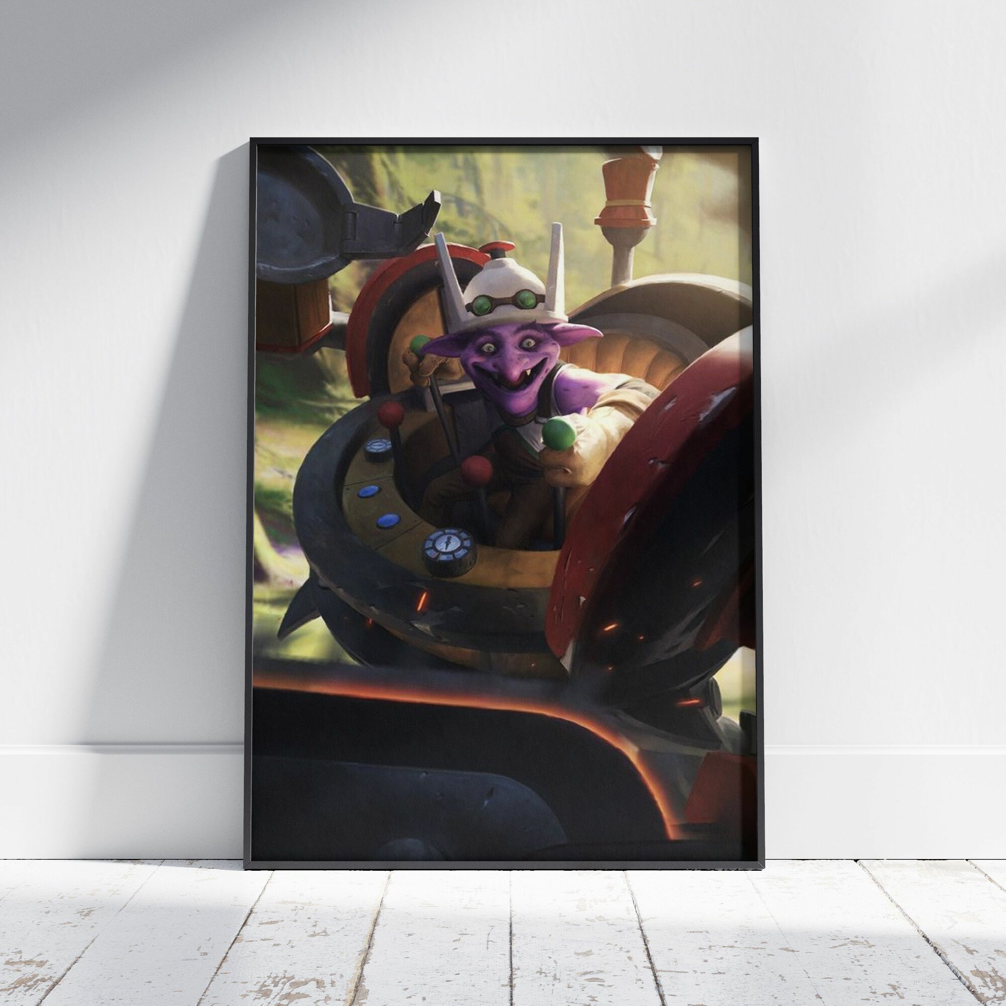 Плакат на стену для интерьера Dota 2 (Timbersaw) - Постер по игре формата A3 (30х42 см)