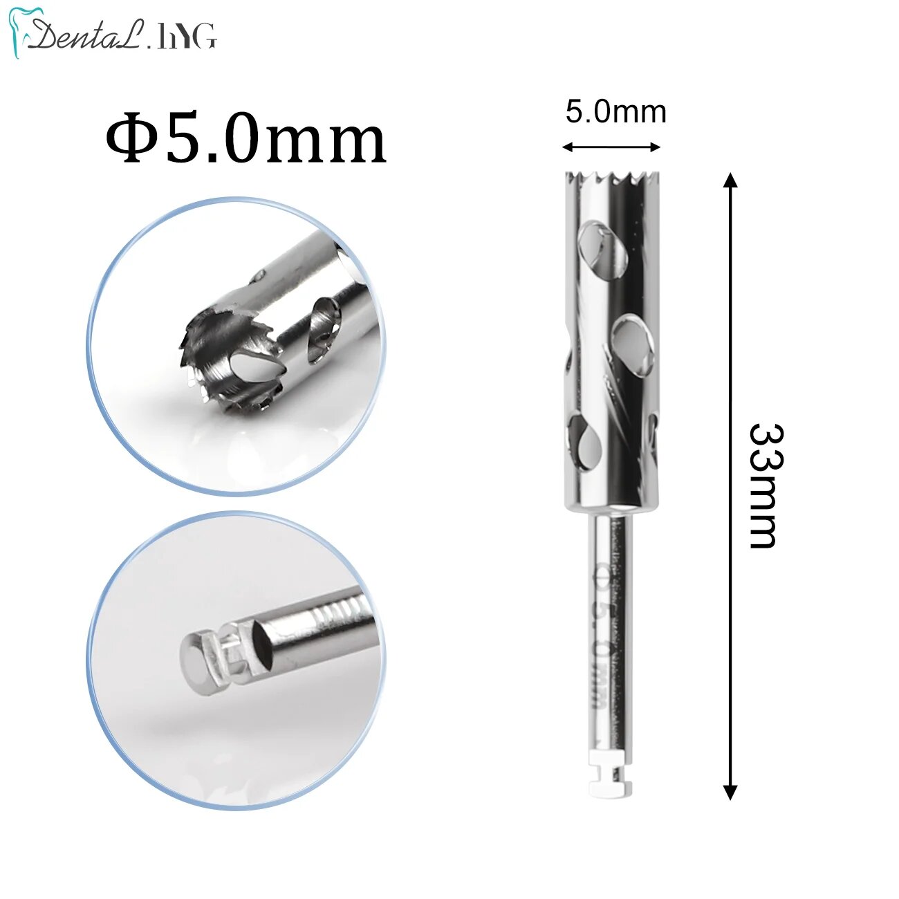 Стоматологический бур 5.0mm