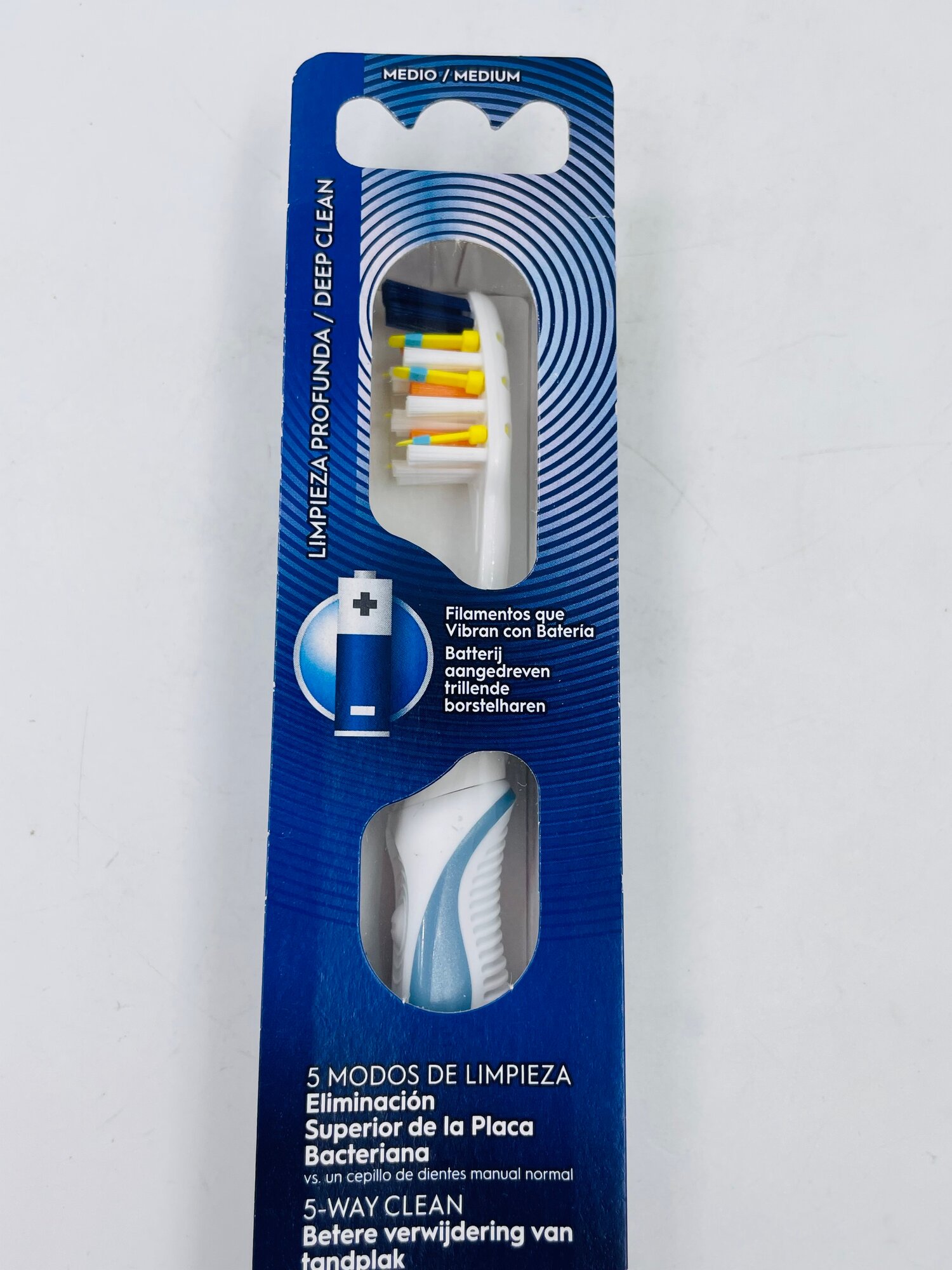 Oral-B Щетка зубная 3DW Luxe Pulsar средней жесткости, на батарейках, 1 шт. (Ирландия)