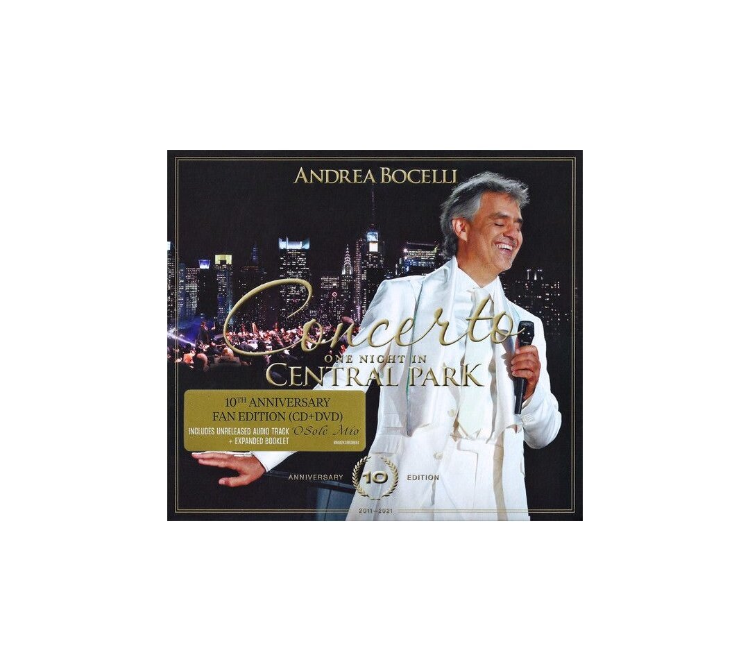 Диск Andrea Bocelli - Concerto: One Night In Central Park 10th Anniversary Edition (1 CD)