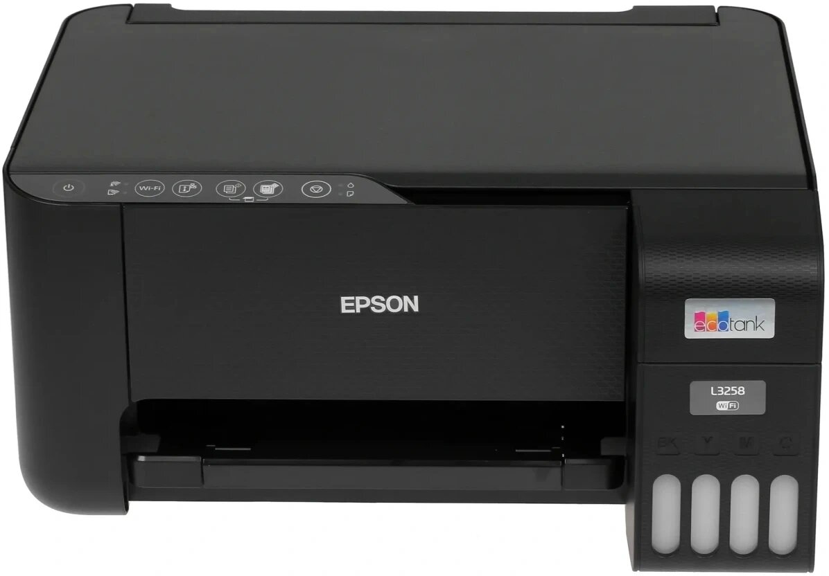 МФУ струйный Epson EcoTank L3258 (C11CJ67514) A4 WiFi черный
