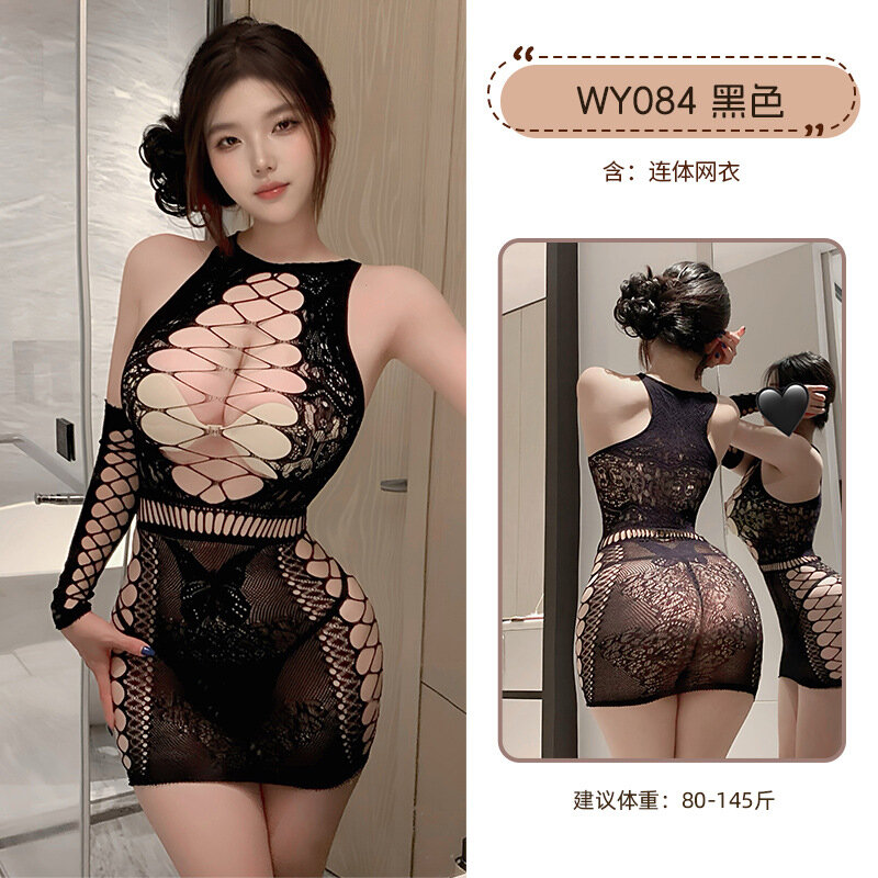 Прозрачное платье-комбинация MOOCIE, сексуальная ночная рубашка, унисекс, не требует снятия.