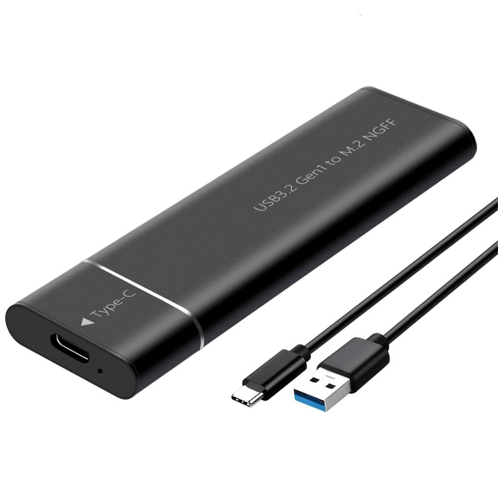 Корпус для SSD M.2 Type-C 5Gbps, Черный