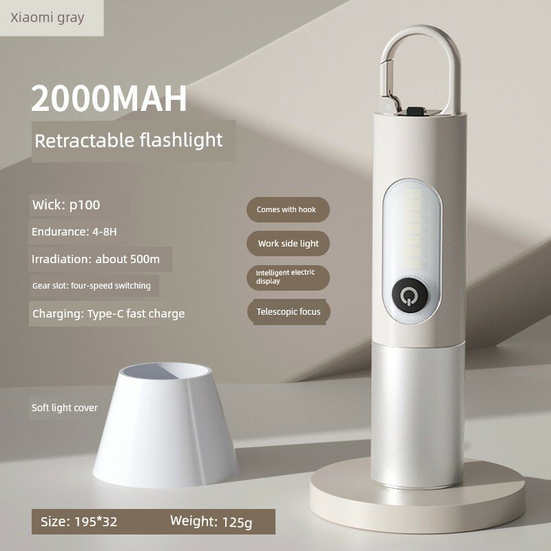 Трансграничный новый мощный фонарик, уличный многофункциональный фонарик дальнего действия, белый лазерный рабочий