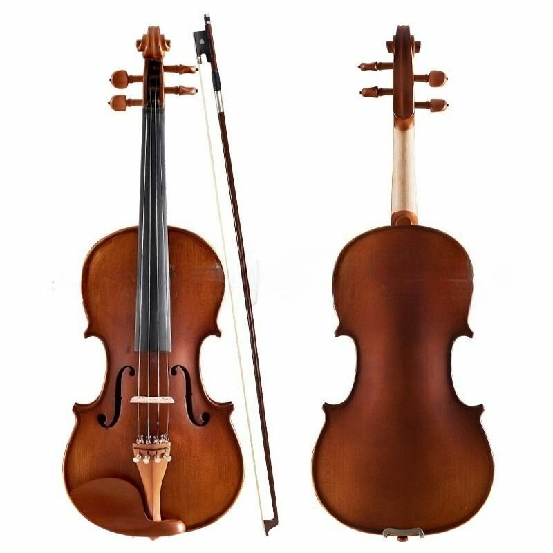 Скрипка ручной работы из цельного дерева Fengling для детей и взрослых, начинающих, для практики, экзаменов и выступлений