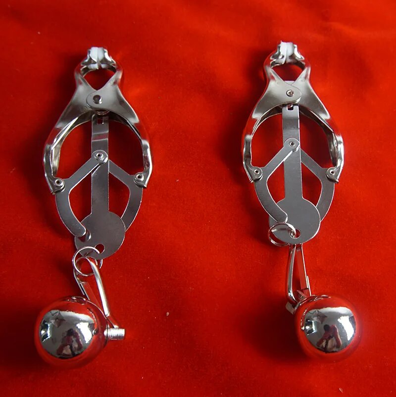 Клевер зажимы для сосков Зажимы с 86g шарики с весом, BDSM, подъемные, подчиненные секс-игрушки для пар, игры для взрослых