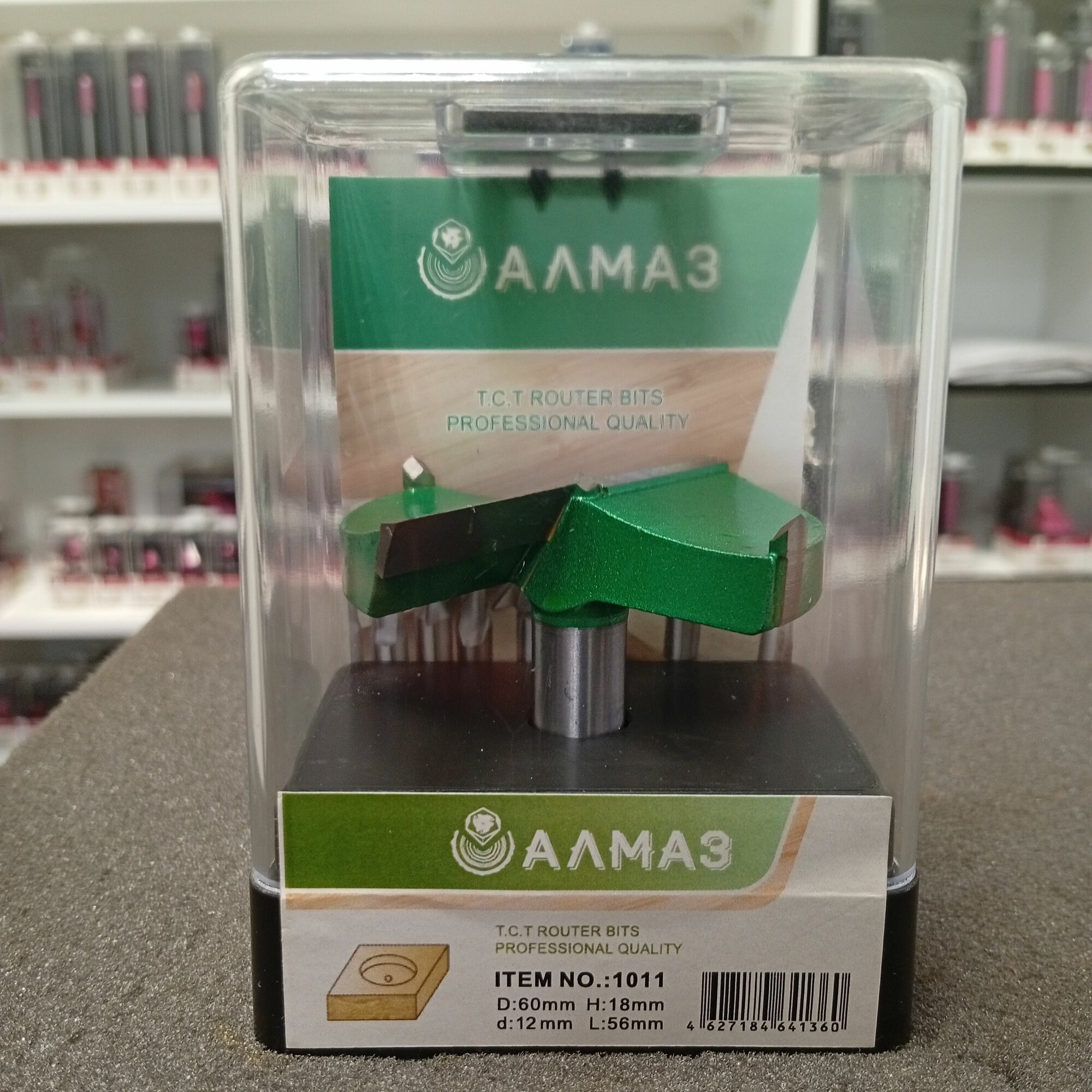 Фреза Форстнера Алмаз 1011 Форстнера D:60mm I:18mm d:12mm Арт: A1011D60d12