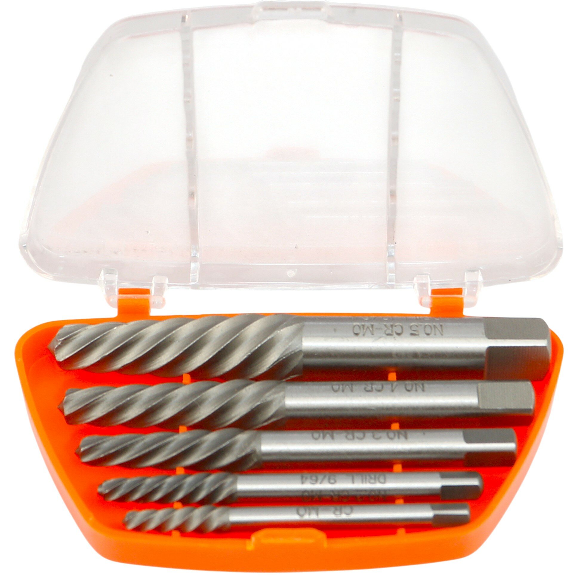 Licota TAP-50003 Набор экстракторов для сломанного крепежа CrMo 5/64 - 19/64" 5 пр.