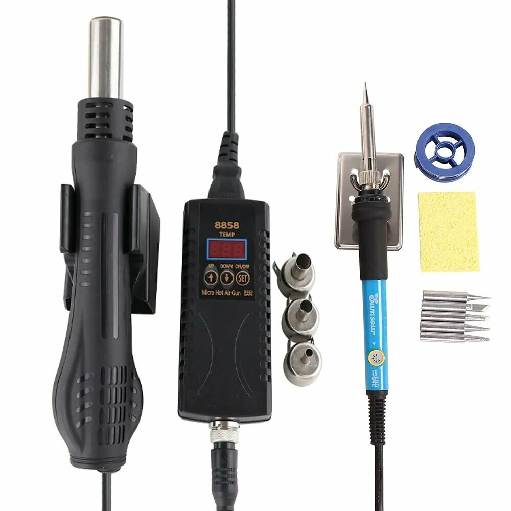 Паяльная станция 500 Вт, Керамический нагреватель