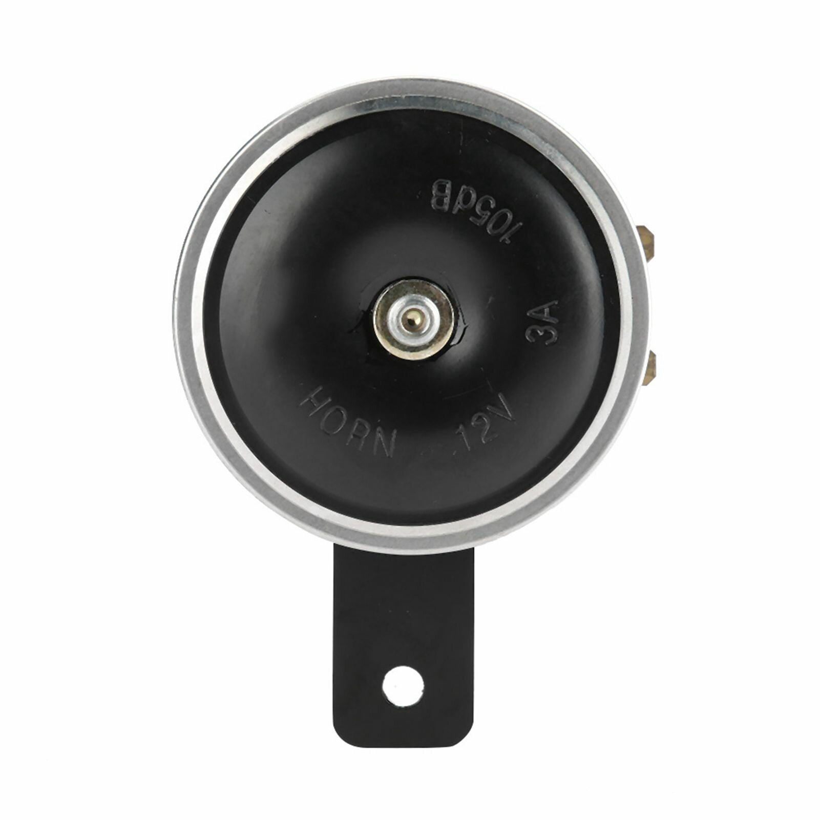 Мини-клаксон из нержавеющей стали 3 дюйма 12 В 105 децибел водонепроницаемый мотоциклетный черный