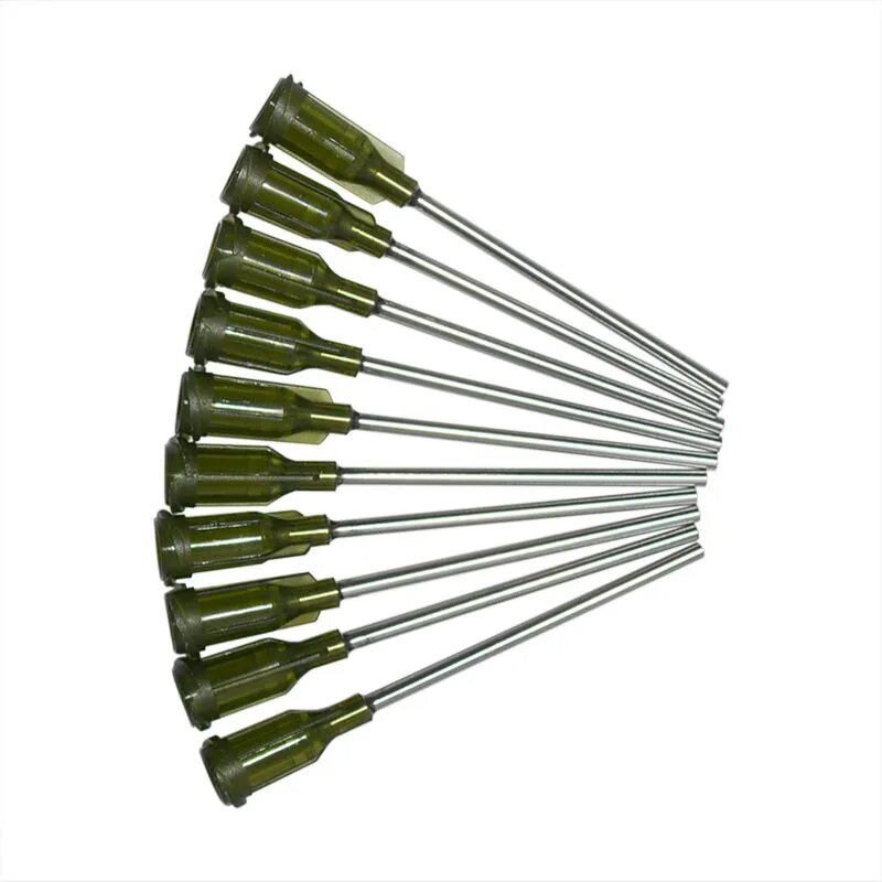 10шт. 38мм Игла для клея шприцем -игла с чернилами-Зелёный нержавеющая сталь Сварочный агент с чернильным покрытием