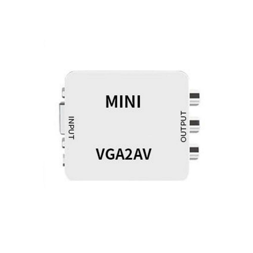 Конвертер 3RCA-VGA, VGA к AV RCA