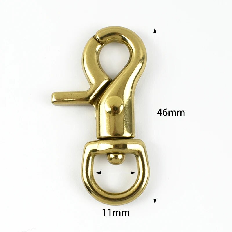 1/2/3/5 шт. твердые латунные триггерные зажимы, поворотная застежка-карабин, карабин для ремня сумки, лямки, веревки для собак, поводки, крючки для подвешивания