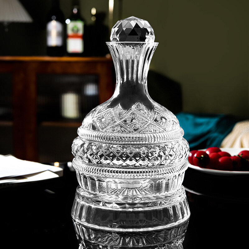 Домашний хрустальный шар, винный стоппер, вращающийся декантер, европейский креативный набор декантеров, разделитель для вина, бутылка, бокал для вина