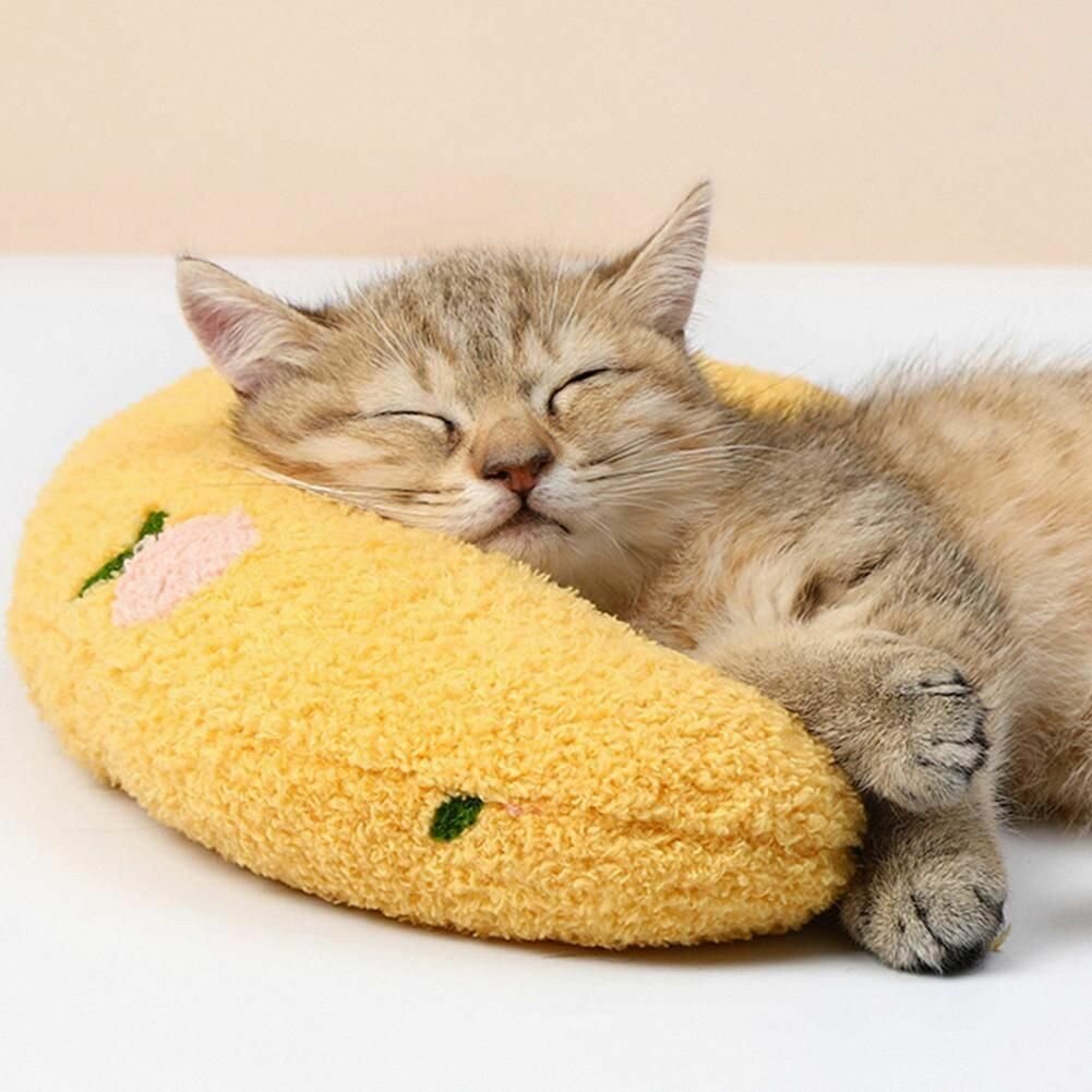 Лунная подушка для сна для кошек и собак, плюшевый спальный коврик для домашних животных, товары для домашних животных