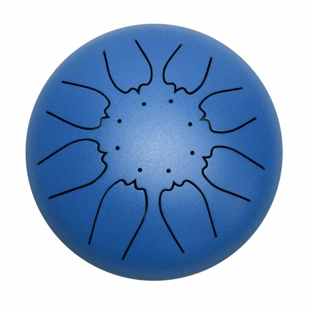 Музыкальный инструмент для йоги и медитации, стальной барабан 6 дюймов, 8 нот