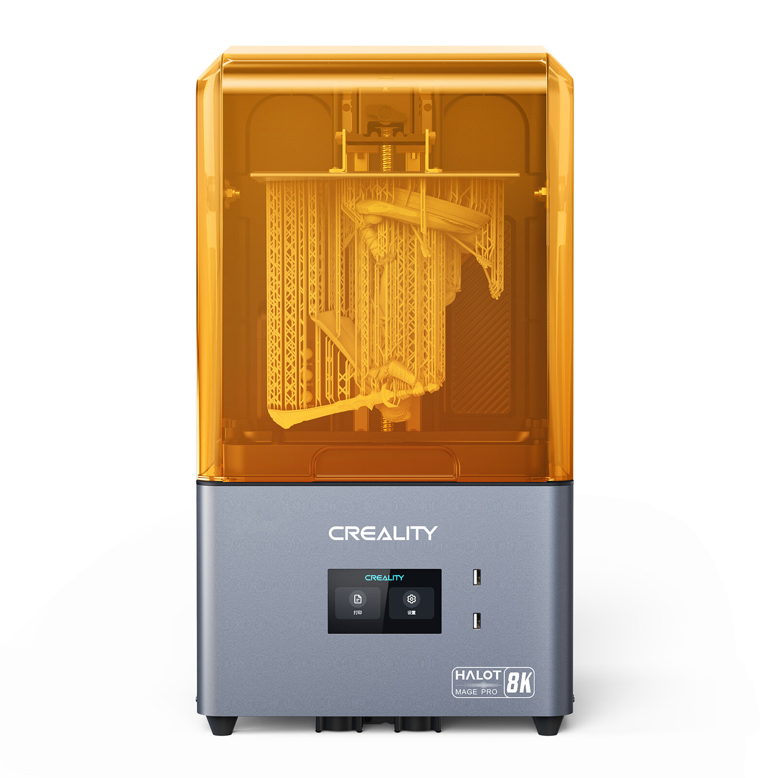 Creality HALOT-MAGE Pro 3D Printer LCD UV Photocuring Resin Printer 8K Resolution 10.3' Monochrome Integral Light Dual Z-axis Rails Print Size 8.97x5.03x9.05in