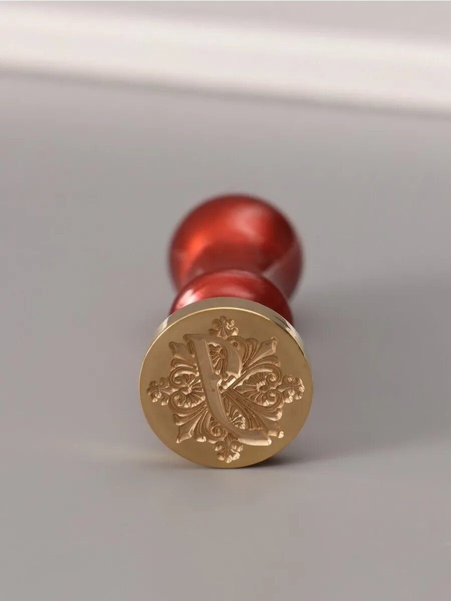 Элегантная печать для сургуча с буквой J