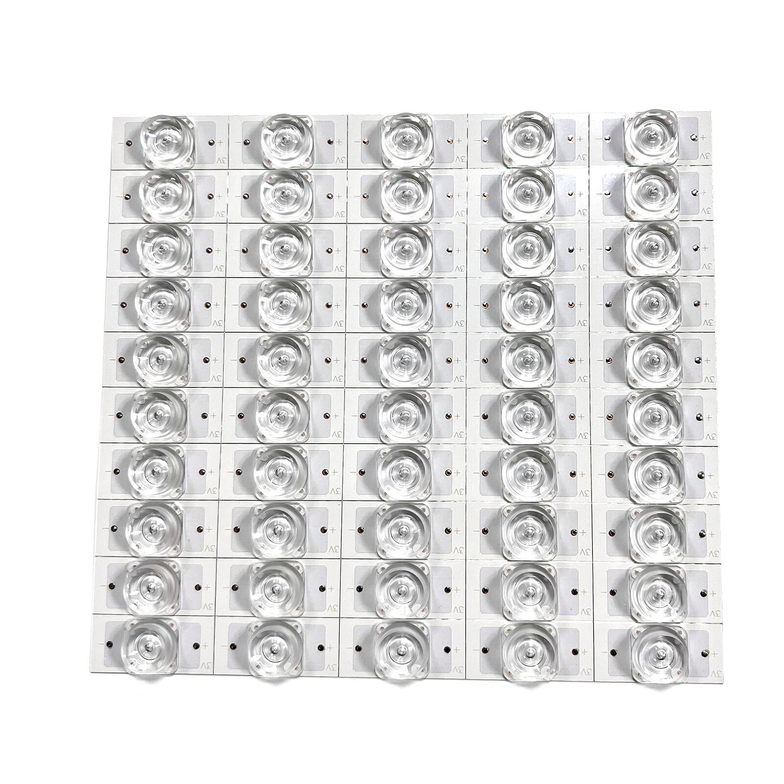 50ШТ 3В SMD Светодиодные Лампы с Оптической Линзой Фильтром Вогнутая Линза Фильтр Ленты для Ремонта LED ТВ 32-65 Детали Светодиодной Ленты Аксессуары