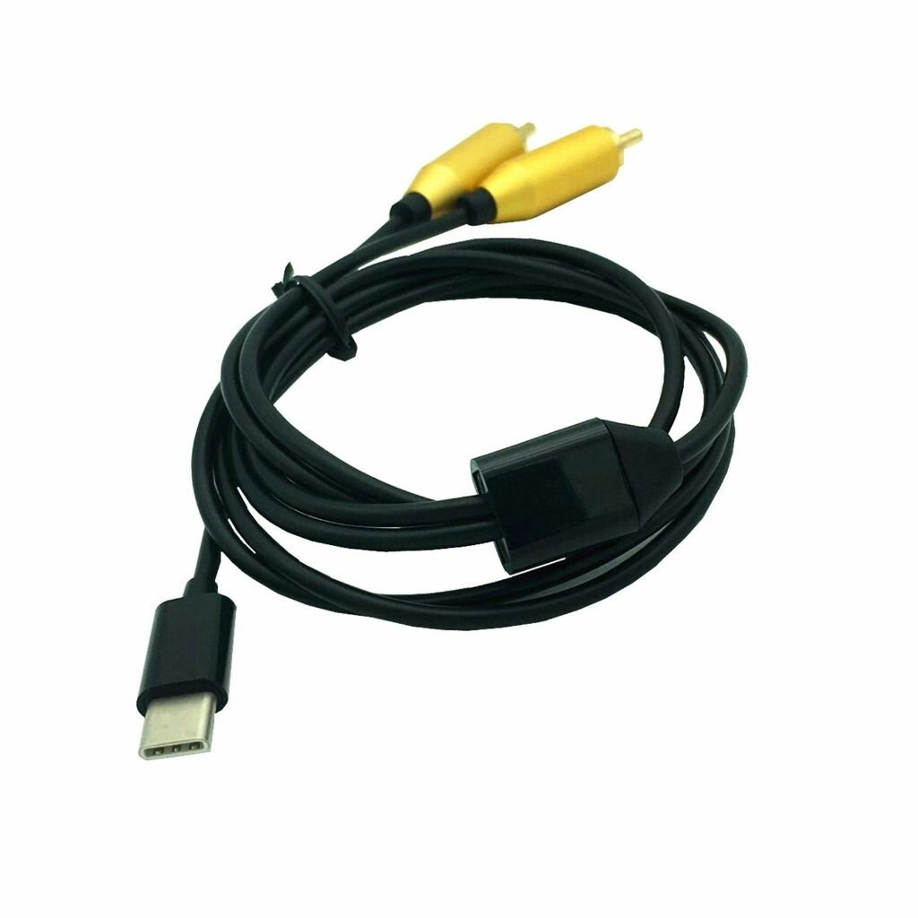 USB C на 2RCA аудиокабель