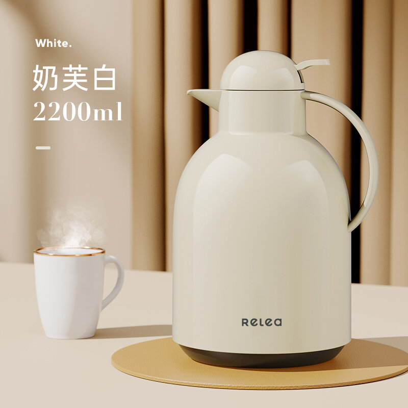 Изолированный чайник большой емкости, термос для горячей воды, домашний термос, свадебный набор из двух чайников, термос для кипящей воды