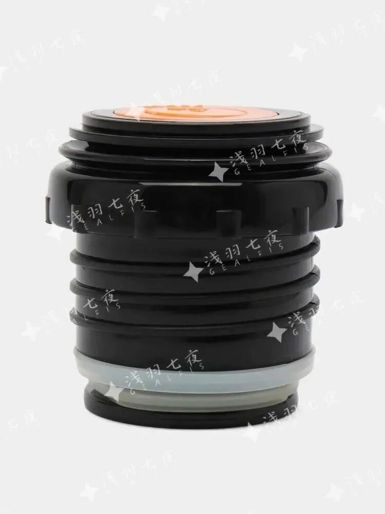 Пробка, для термоса-гильзы с горловиной - 4,8 см; внешняя резьба; черно-оранжевая