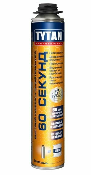 Клей-пена универсальная TYTAN 60 секунд 750 мл