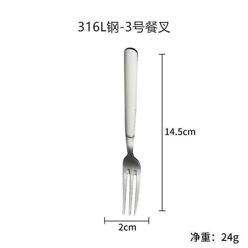 Новая ложка из нержавеющей стали 316, вилка для западной кухни, суповая ложка, большая круглая ложка, ложка для чистки фруктов, оптовая посуда, нож, вилка, ложка