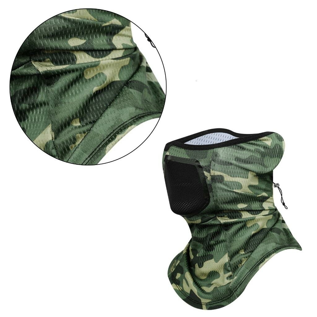 Трубная повязка для шеи из ледяного шелка, Джунгли камуфляж