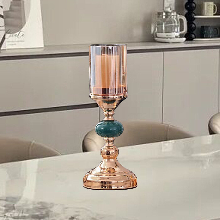 Европейский стиль легкой роскоши подсвечник орнамент, романтический ужин при свечах, китайский стиль, декор для домашнего обеденного стола в винтажном стиле