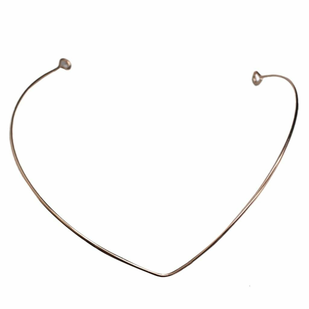 Гладкие металлические обручи для DIY свадебной короны, - KC, сохраняющий цвет