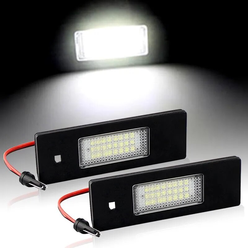 2 шт. БМВ 1 серии E81 E87 116i 116d 118i 118d 120i 120d 123d 130i 2004-2012 безошибочный светодиодный фонарь освещения номерного знака