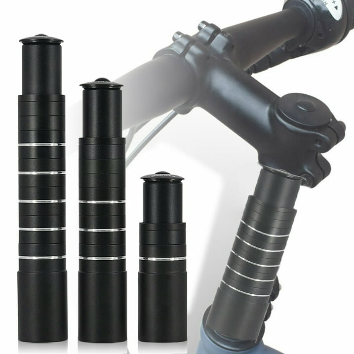 Монтажный ствол для велосипеда, адаптер для подъема руля, extender для вилки, алюминиевый сплав, длина 115мм/4.53", 180мм/7.09", 210мм/8.27", ширина 28.6мм/1.13", неотъемлемая длина 70мм/2.76", количество 1 шт, аксессуары для велосипеда