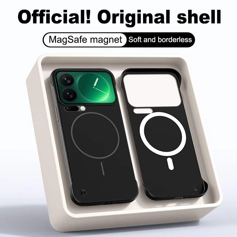 Чехол MagSafe для Xiaomi 17 Pro Max, черный