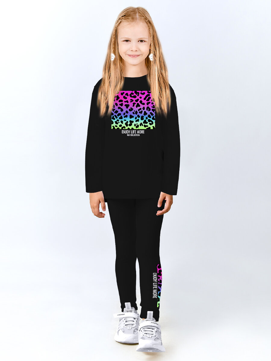 Комплект одежды детский с леггинсами футер без начеса PREMIUM LINE