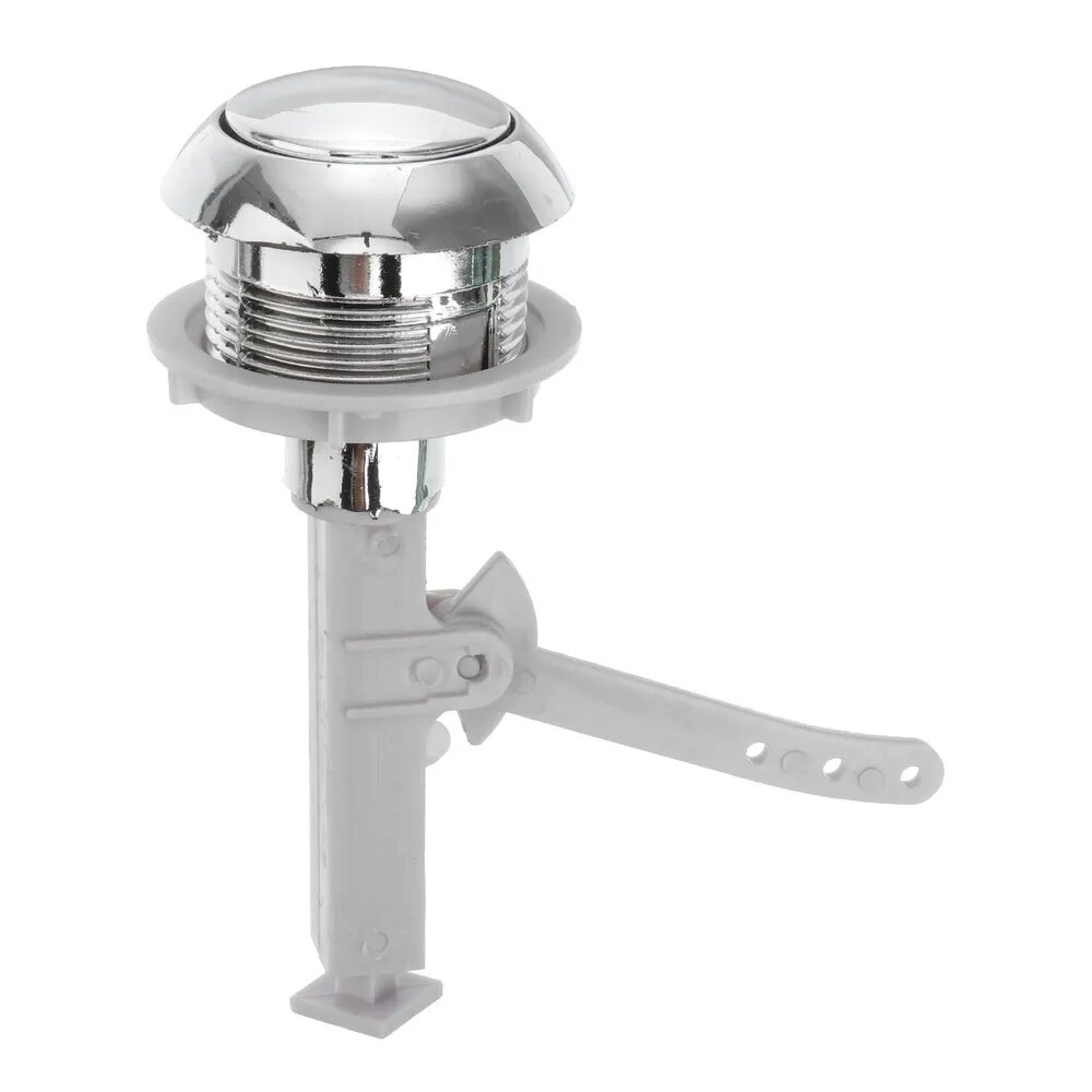 Универсальная Кнопка Для Унитаза Совместимая С Большинством Моделей Серебро 10.00X5.00X5.00Cm