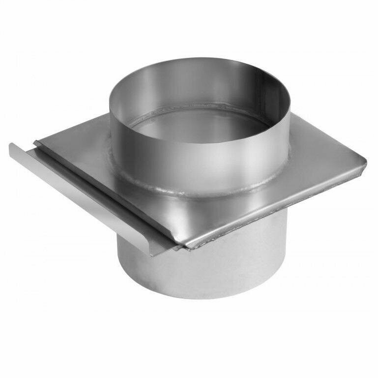 Шибер задвижка d100ММ -0.15М сталь СТ3 (1ММ)