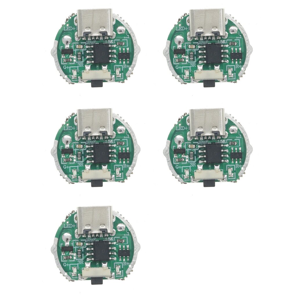 Плата двухскоростного привода, аксессуары для фонарика, печатная плата-комплект из пяти