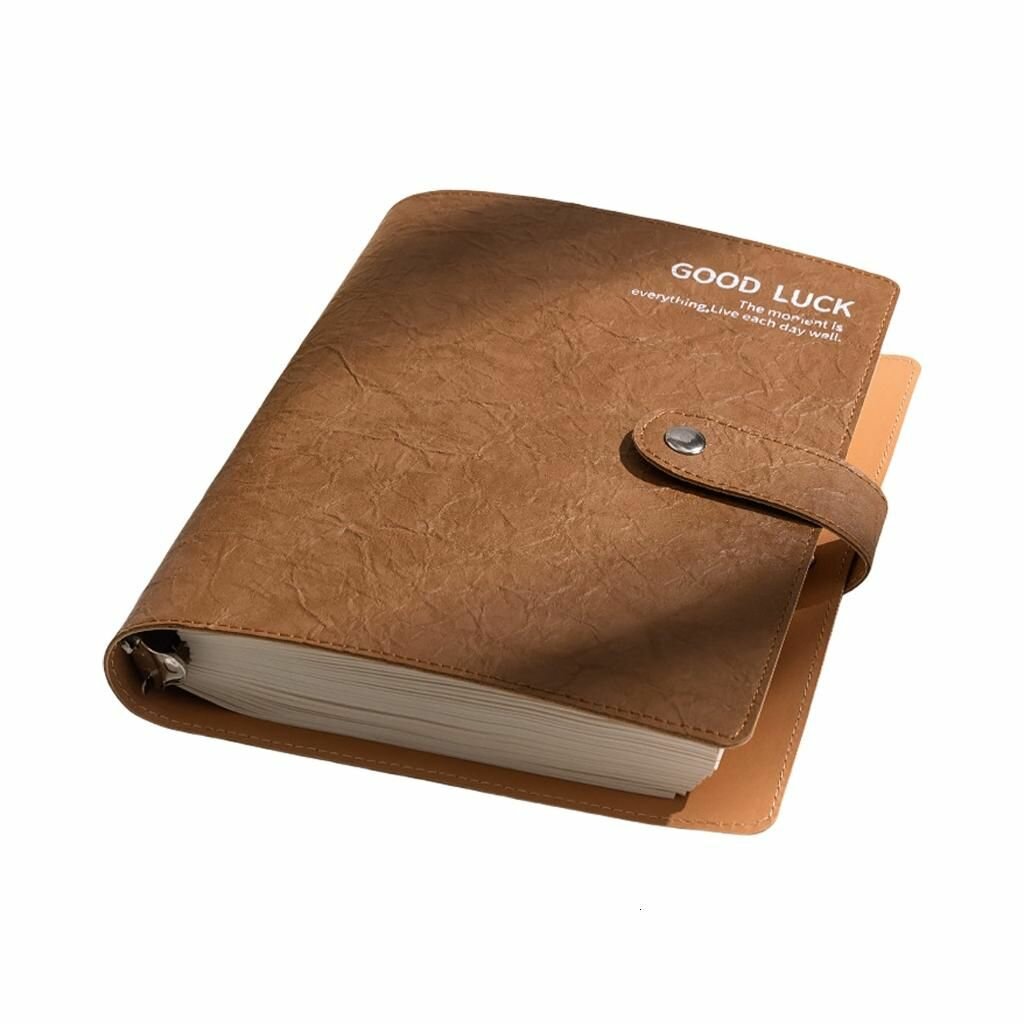 Эстетичный блокнот A5 с отрывными листами для путешествий, - Коричневый 240 страниц